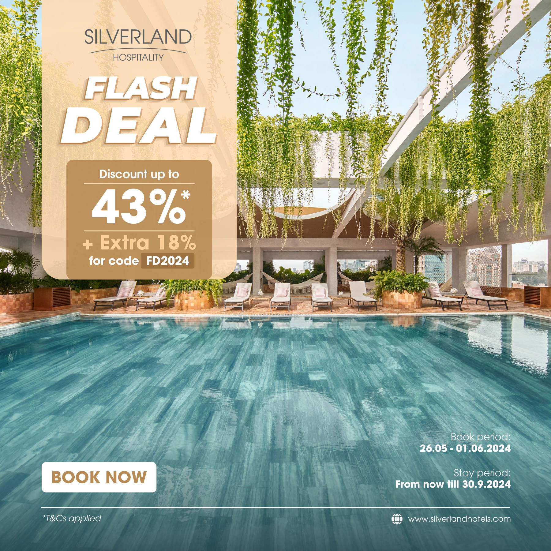 Silverland Mây Hotel - Acommodation deals up to 55%